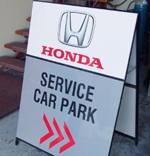 A/Frame Display - Autoline & Signs